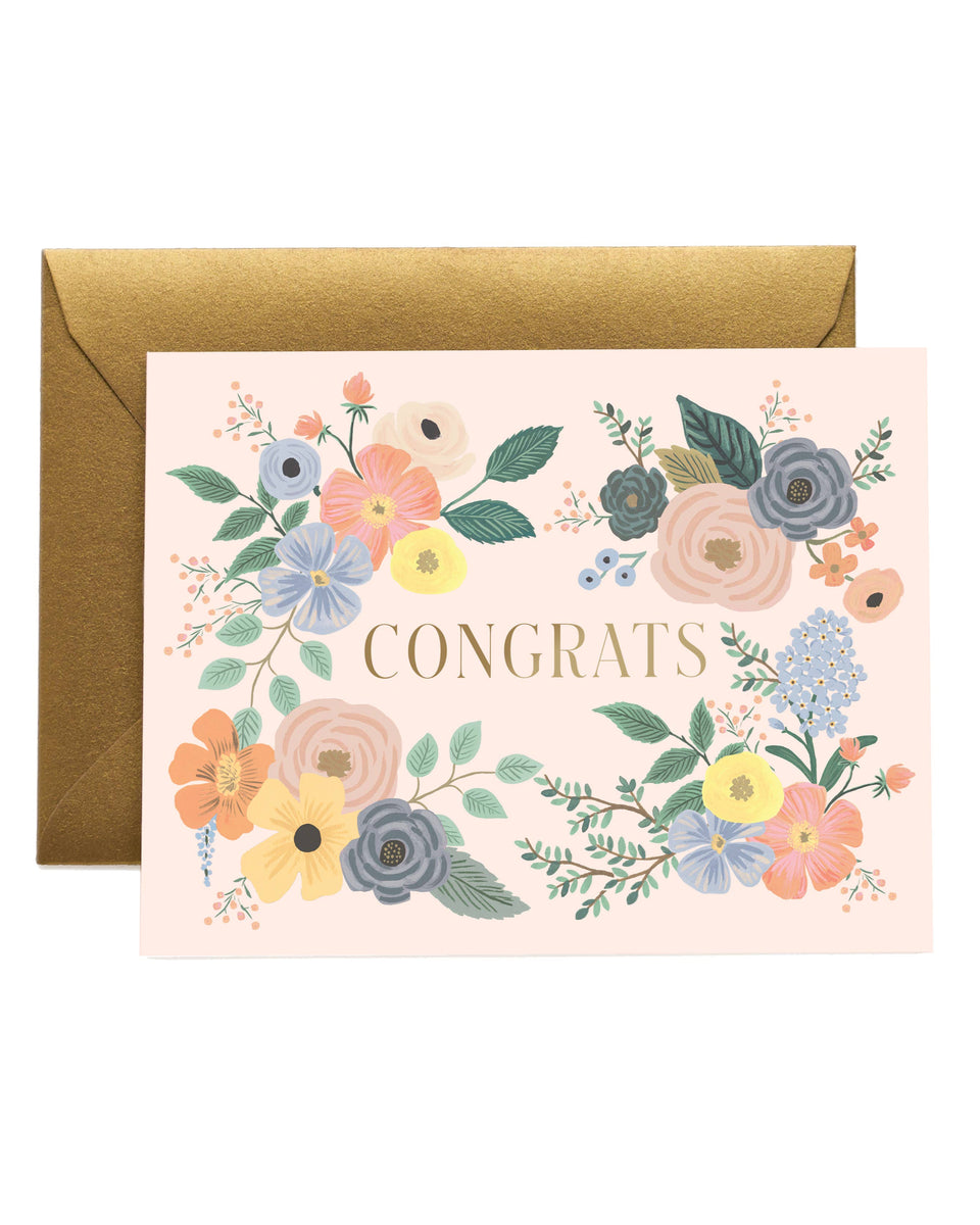 Garden Forest Congrats - Card – F + L Boutique